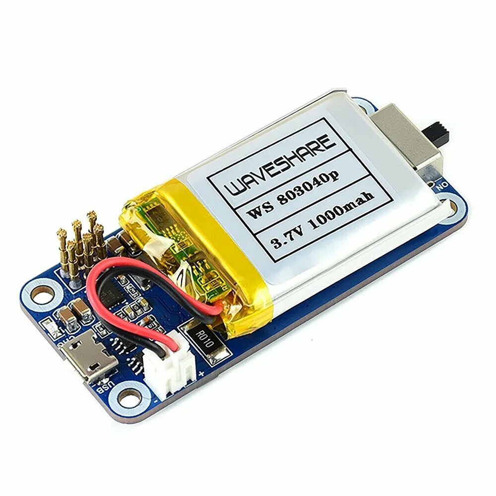 Waveshare Модуль ИБП для источника питания Raspberry Pi Zero с батарее