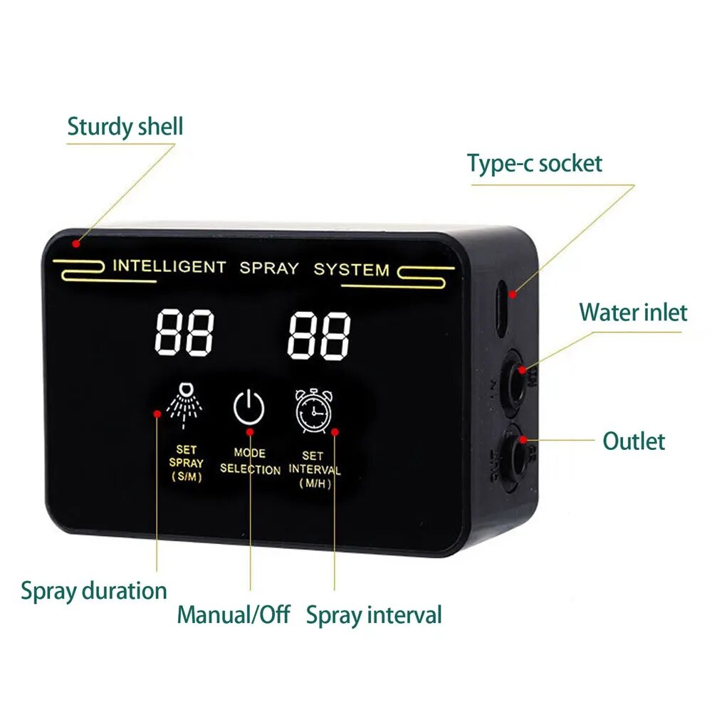 Автополив Intelligent Spray System Built-in timer module second level control — фото 1