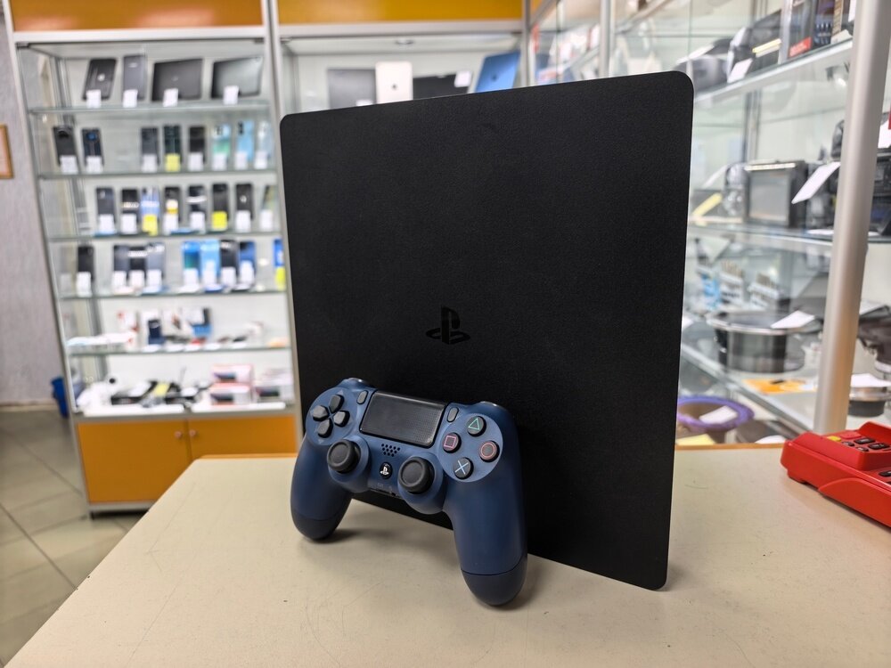 Игровая приставка Sony PlayStation 4 Slim 1Tb, Black, Б/У уценка