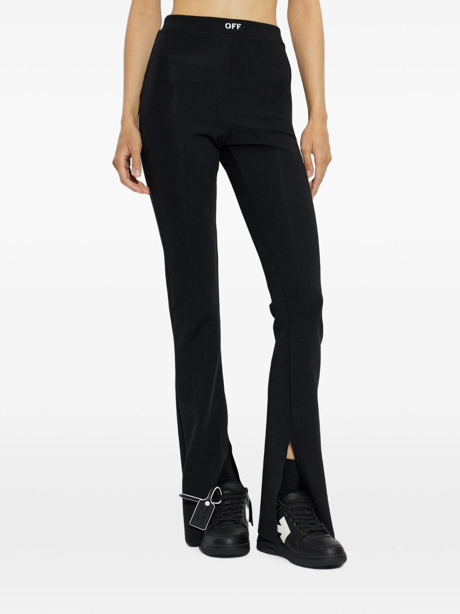 Брюки Off-White Split-hem flared trousers, размер 46 — фото 1