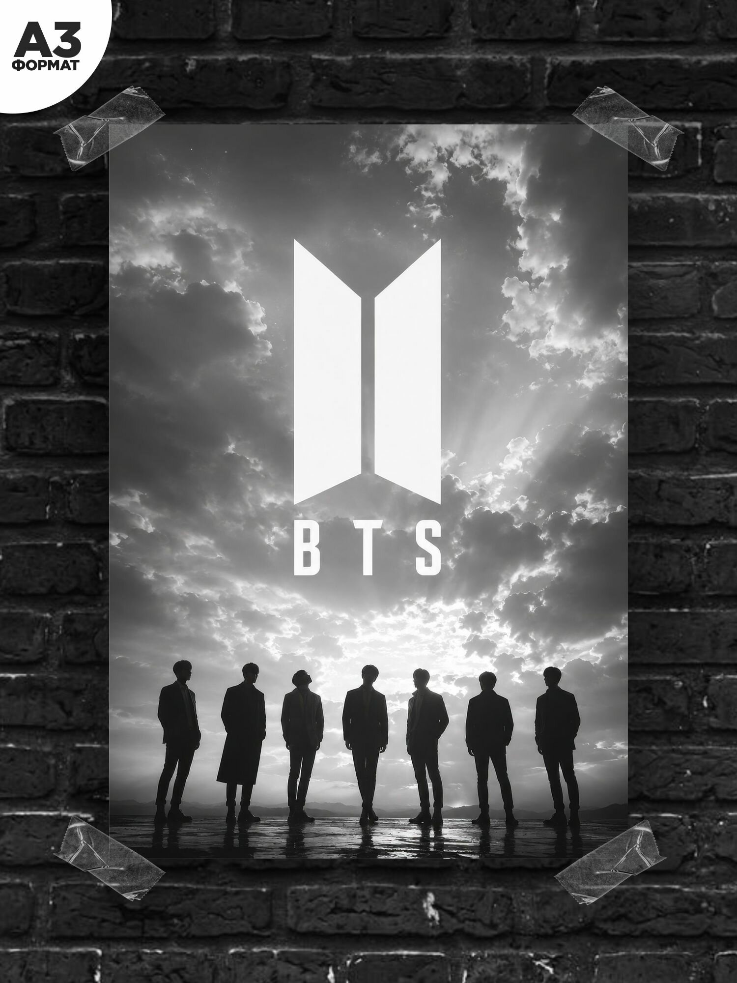 Постер на стену BTS