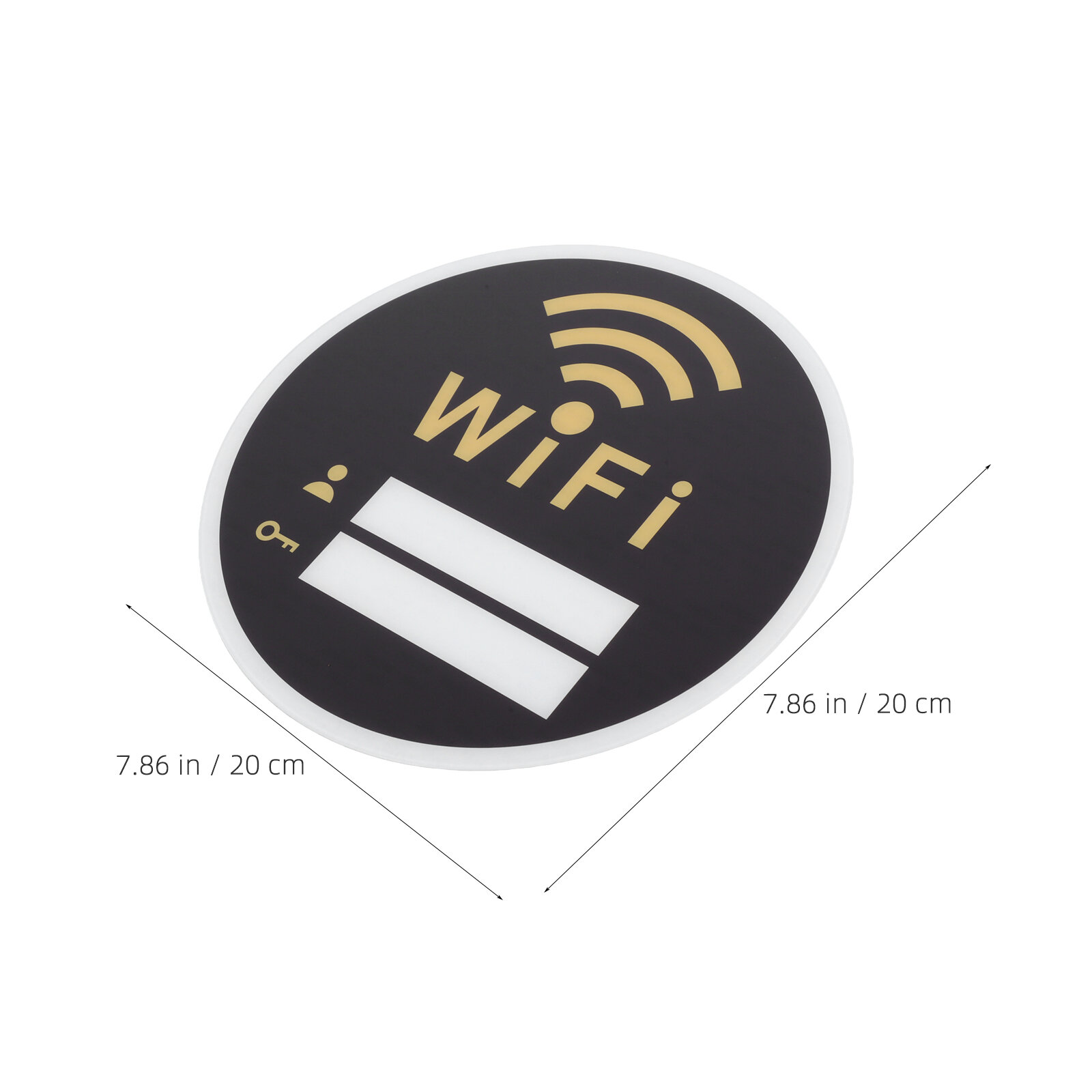 Элегантный Акриловый Знак Wifi Практичный Напоминалка С Паролем 20x20x0.20Cm