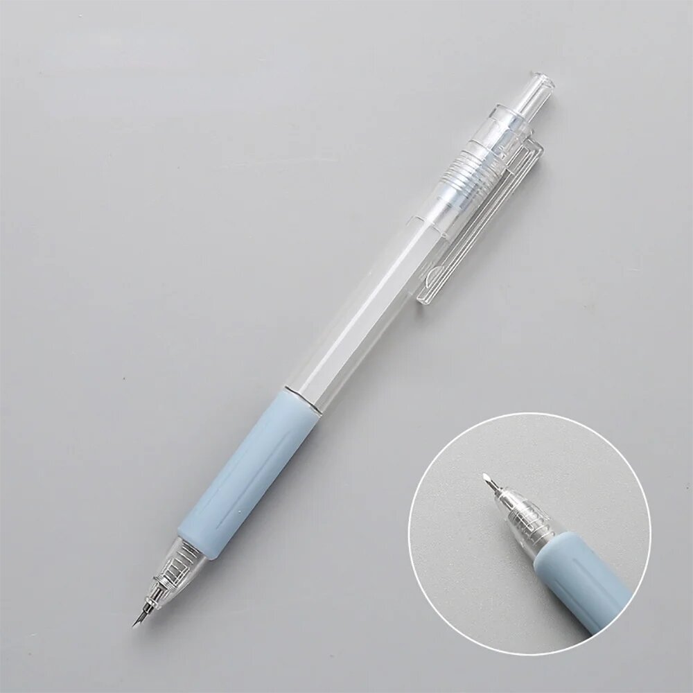 Мини-нож-ручка для скрапбукинга Белый, Light Blue