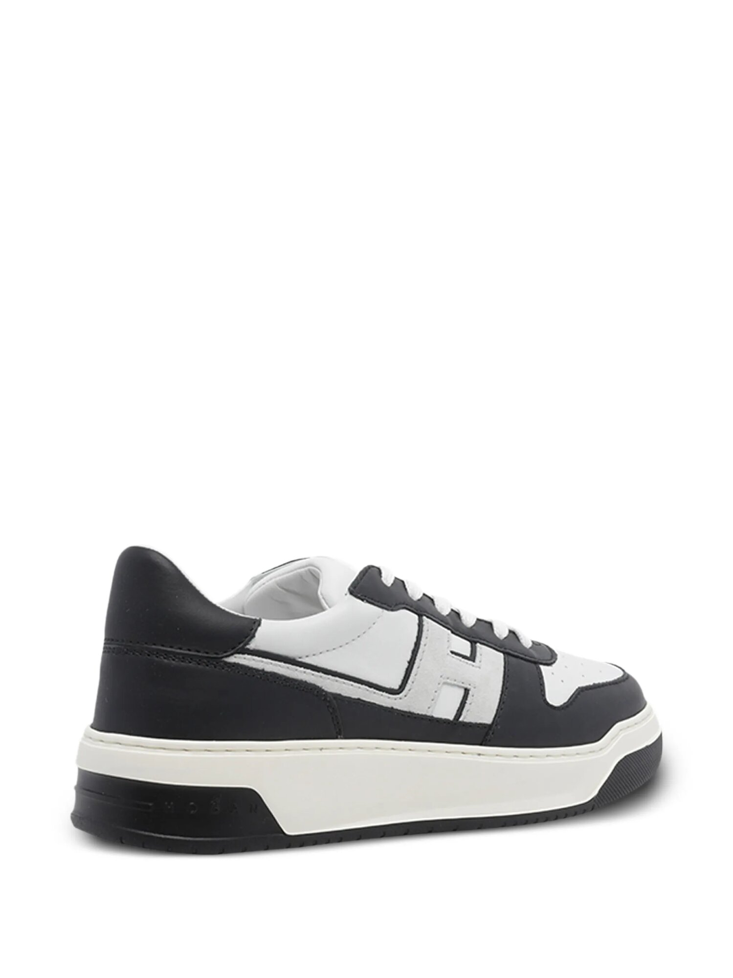 Кроссовки Hogan Logo-patch panelled leather sneakers, размер 6 UK — фото 1
