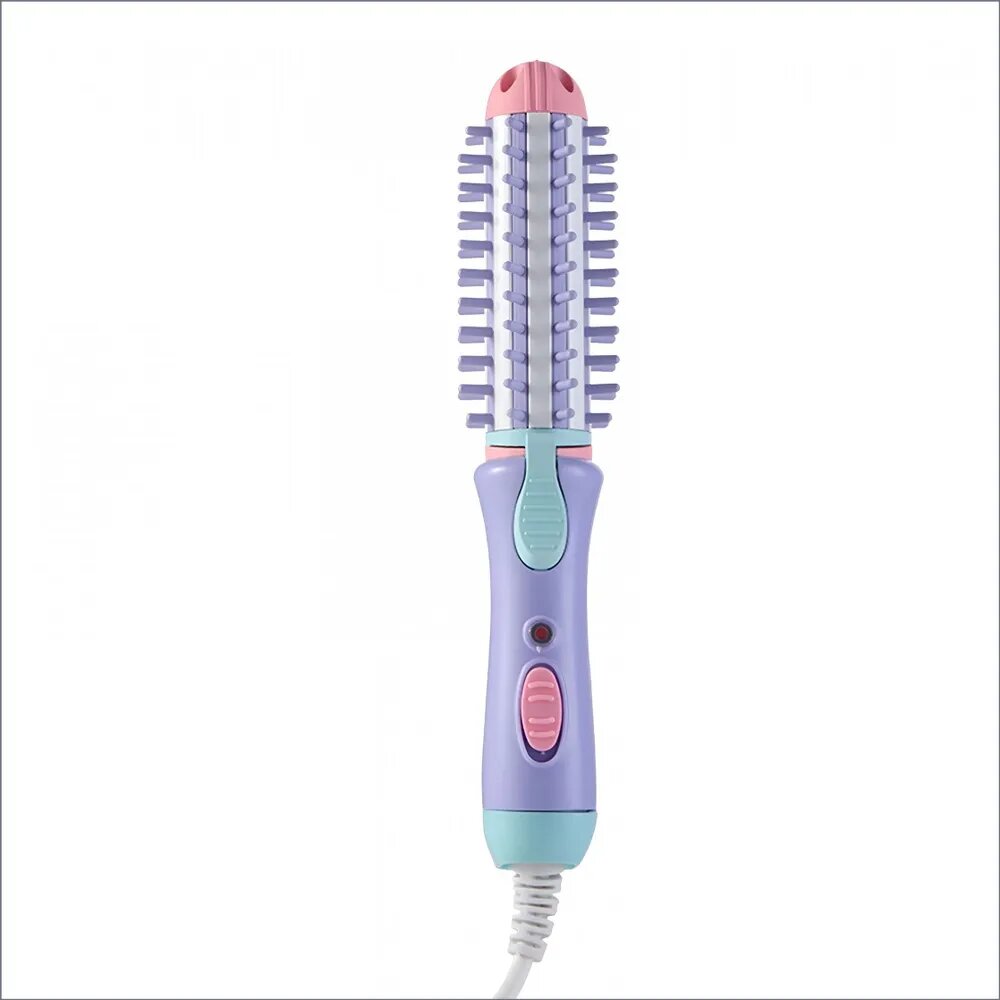 HIBIBUD Мини плойка 2-в-1 с вращающимся корпусом для коротких волос.