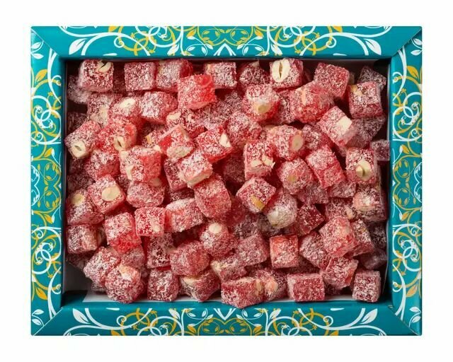 Лукум Дубле с Арахисом и Розой, 500 гр
