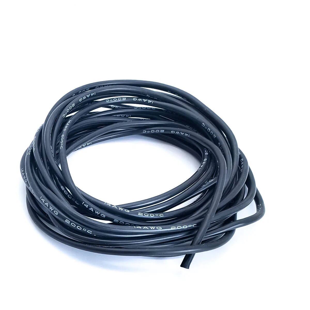 Силиконовый Электрический Провод 14/16/18/20/22/24/26/28/30 AWG, 10 М/33 Фута, 30 AWG, Черный, Black