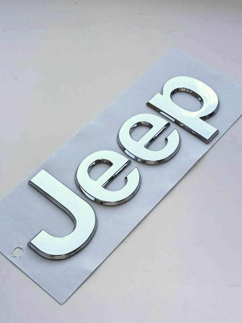Надпись Jeep 170*58 мм шильдик эмблема Jeep Джип, на авто, 1 шт