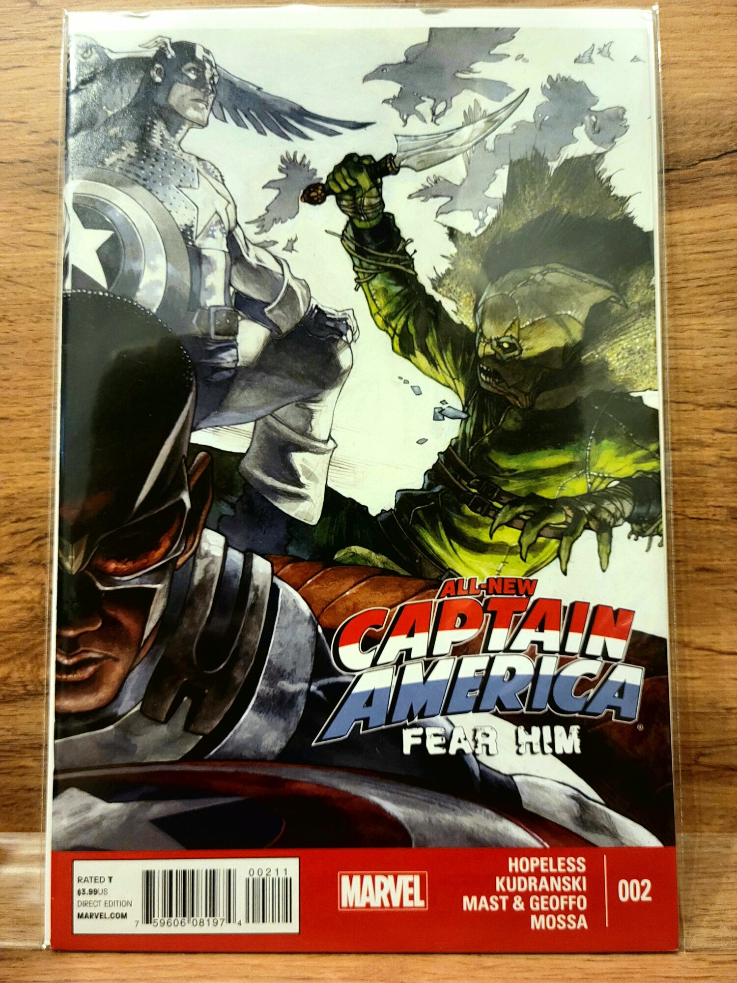 Captain America #2. Оригинальный Комикс.