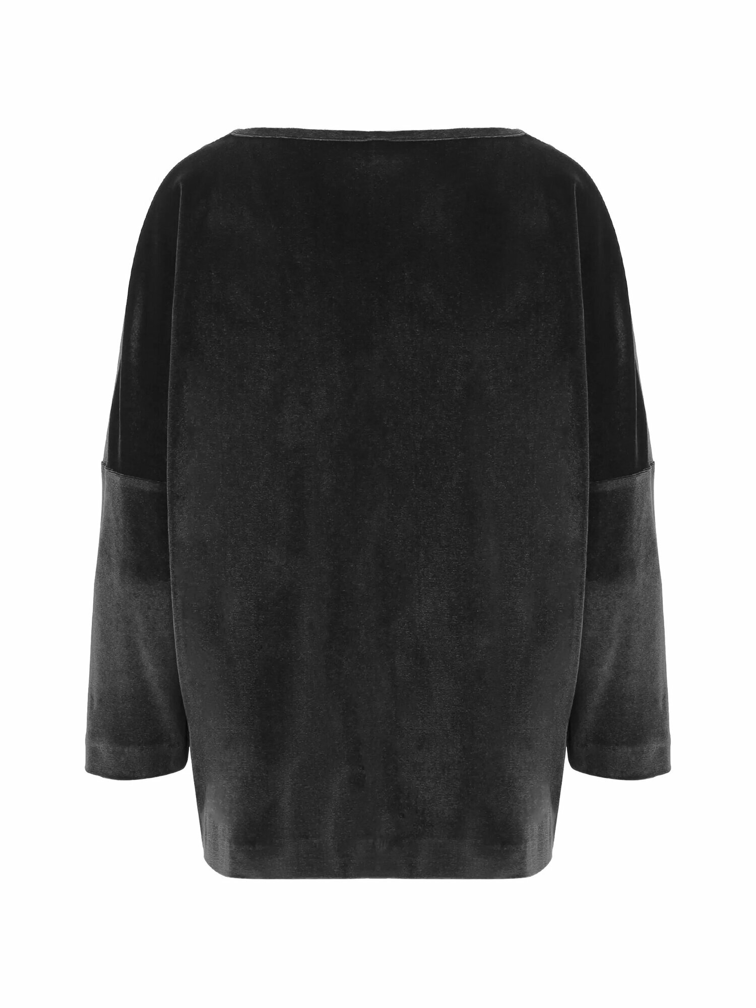 Свитер  Velvet-effect dropped-shoulder sweater, размер 46 — фото 1