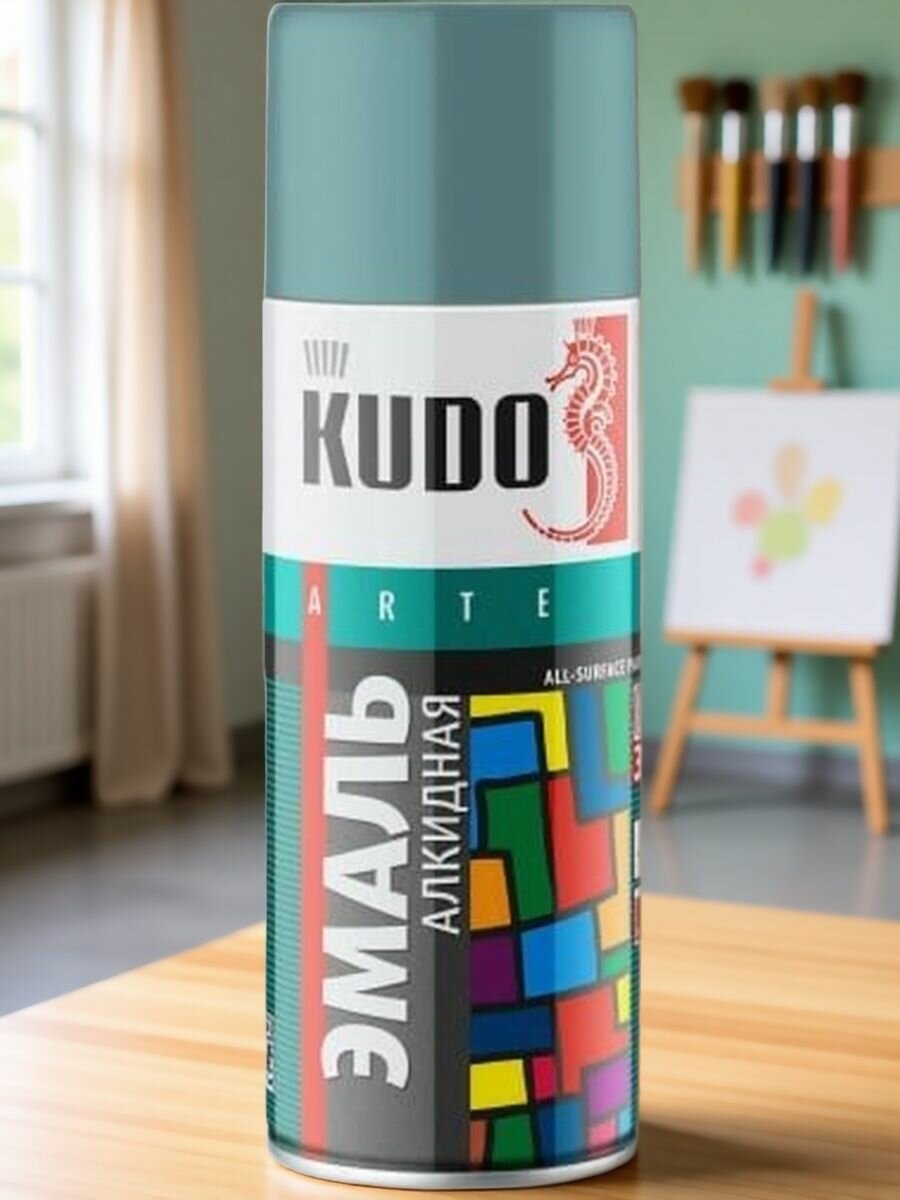 Эмаль универсальная KUDO серо-голубая