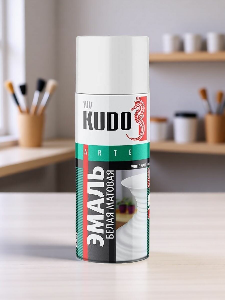 Эмаль универсальная KUDO белая матовая