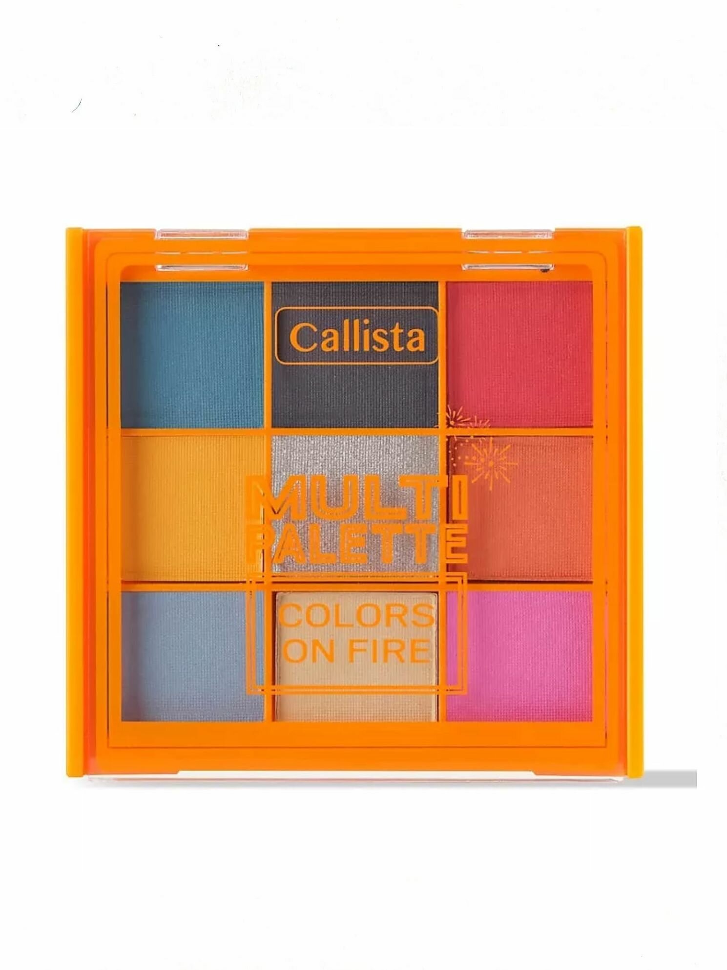CALLISTA Палетка теней для век Multi Palette, № 101 Калорс Он Фаер 9х0,79 г