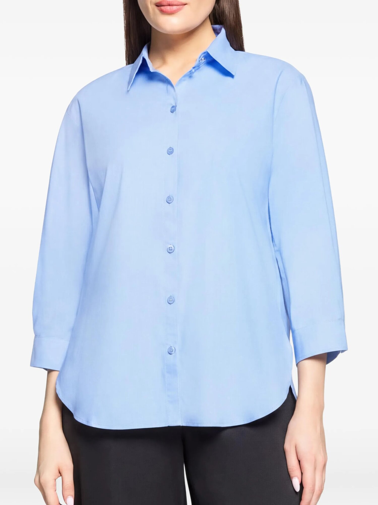 Рубашка Betty Barclay Gathered-back classic-collar shirt, размер 38 — фото 1