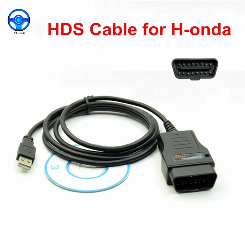 Новинка 2023 года: оптовая продажа диагностического кабеля HDS OBD2 для Honda