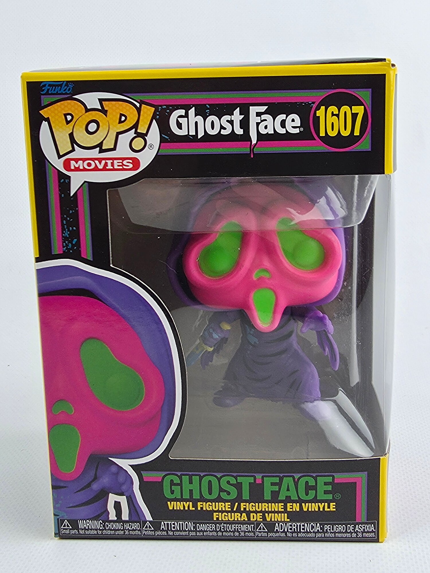 Фигурка Призрачное лицо Ghostface Ghost Face Blacklight из фильма Крик 1607