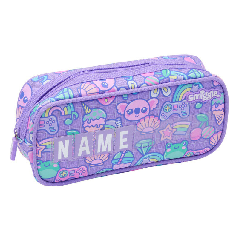 Пенал Smiggle из EVA, однослойный, фиолетовый