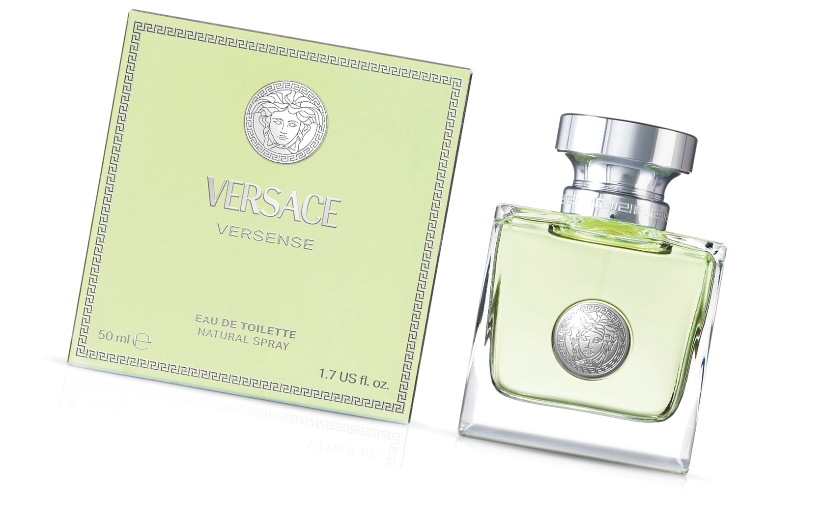 Женская туалетная вода Версаче Версенс 50 мл - Versace Versense зеленые духи