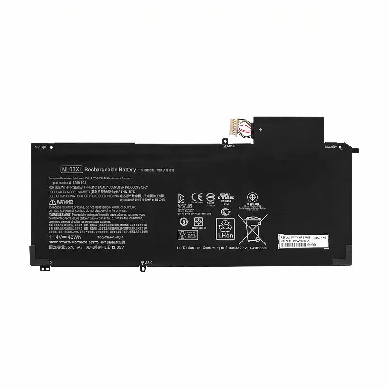 Аккумулятор для ноутбука HP 3570 мАч, (ML03XL, HSTNN-IB7D)