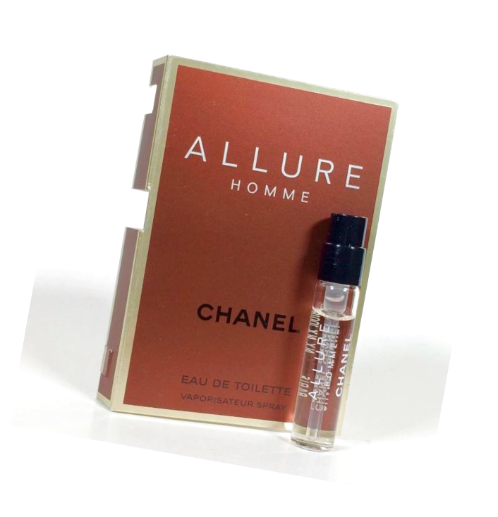 Шанель Аллюр Хом туалетная вода 1.5 мл мужская миниатюра - Chanel Allure Homme сэмпл аромата