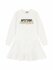 Платье MOSCHINO, размер 116, бежевый/белый