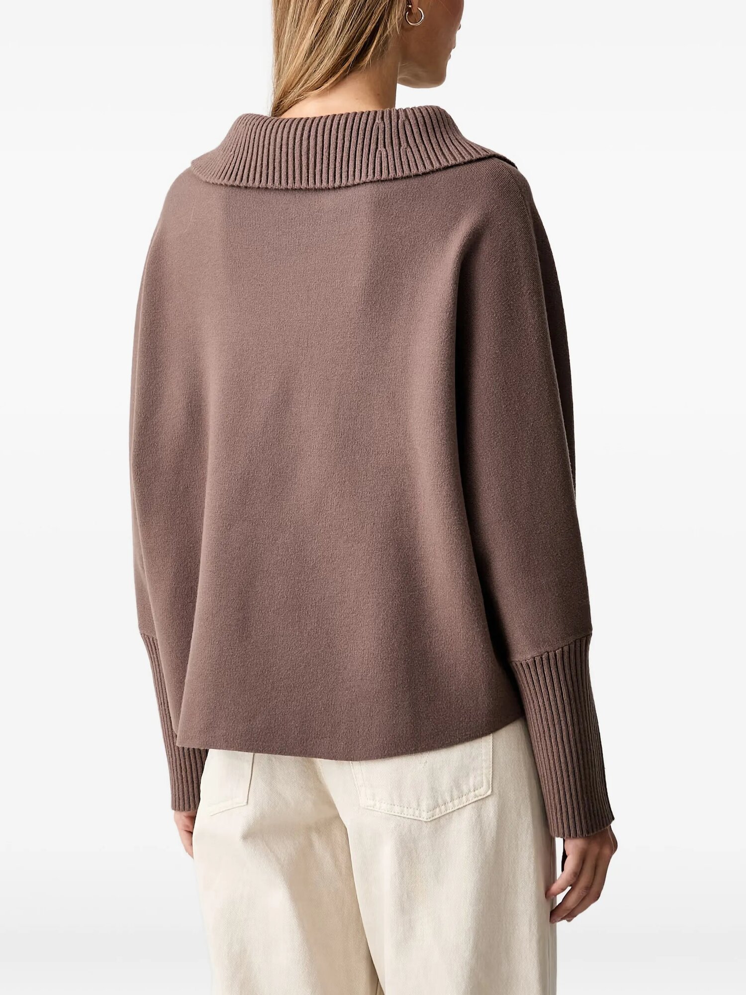 Свитер Joseph Ribkoff Button-up ribbed-collar sweater, размер 42 — фото 1