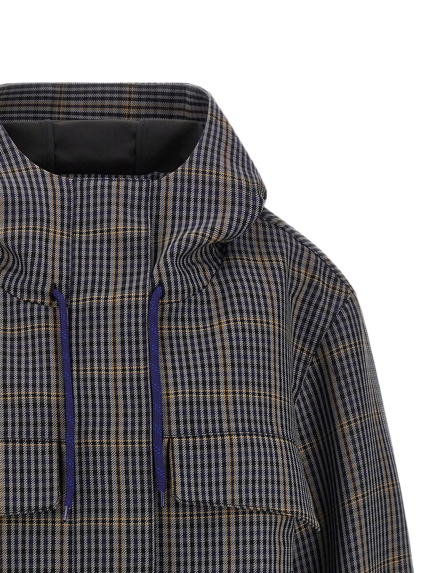 Куртка Tela Niki check-pattern jacket, размер 42, синий — фото 1