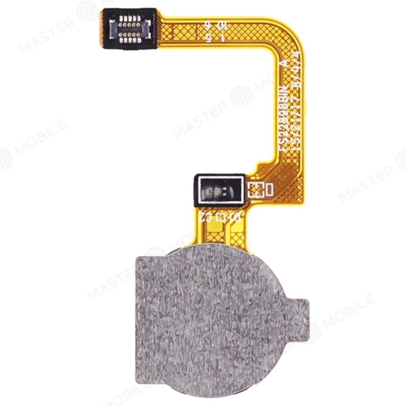 Шлейф для Realme C21Y (RMX3261/RMX3263) с комп. + сканер отпечатка пальца (черный)