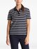Рубашка GANT Horizontal-stripe polo shirt, размер 42, синий