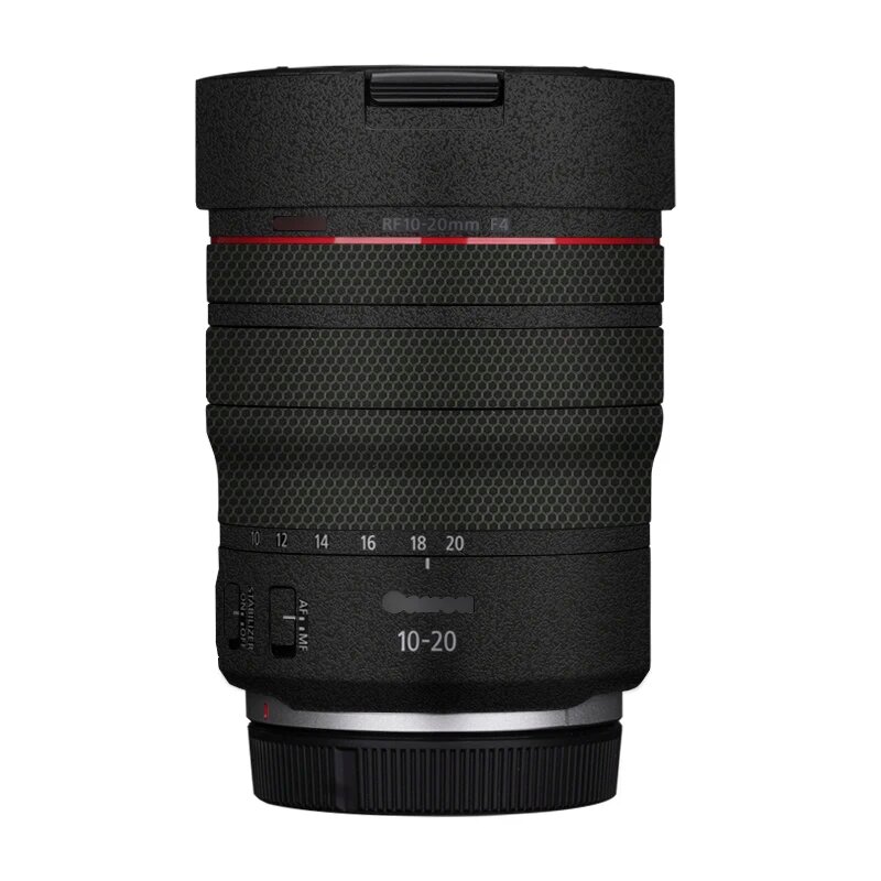 Наклейка для объектива Canon RF10-20 F4 HineFilm Черный, Frosted Black