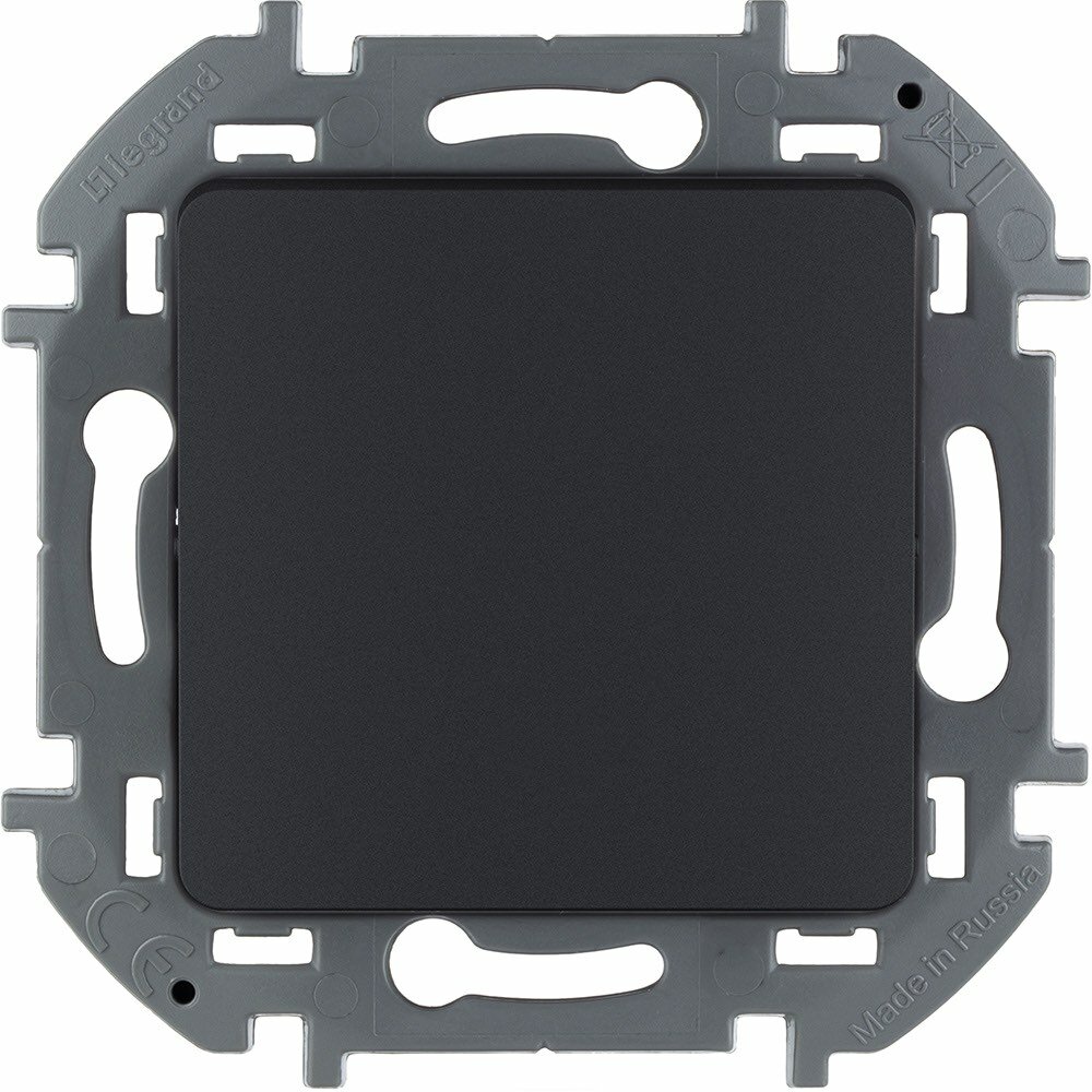 Переключатель антрацит, Inspiria, Legrand (IEK), арт. 6736531 (бывший 673653)
