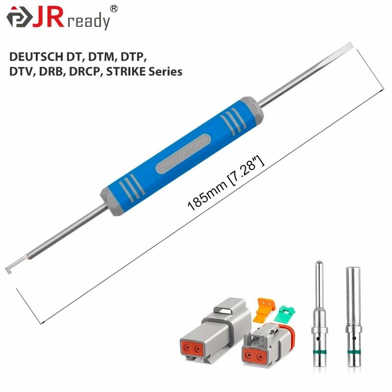 Инструмент для извлечения контактов JRready цельных/штампованных , снятия клемм разъемов Deutsch DT/DTM/DTP/HDP/DRC, RT1B