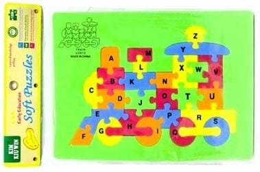 Пазл W&K Поезд, пенопластовый, 40x24.5 см