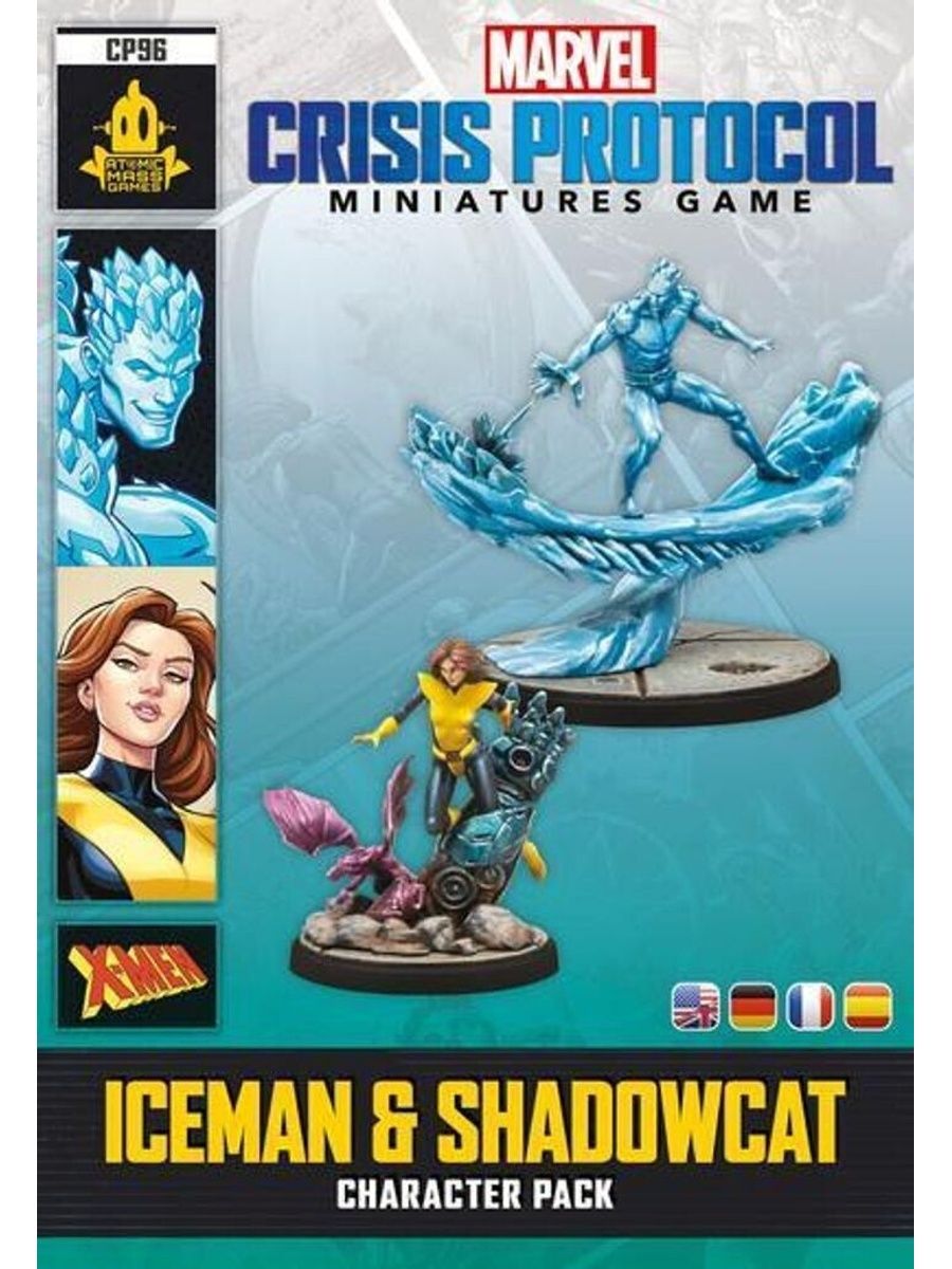 Atomic Mass Games Marvel: Crisis Protocol Iceman & Shadowcat Расширение для настольной игры