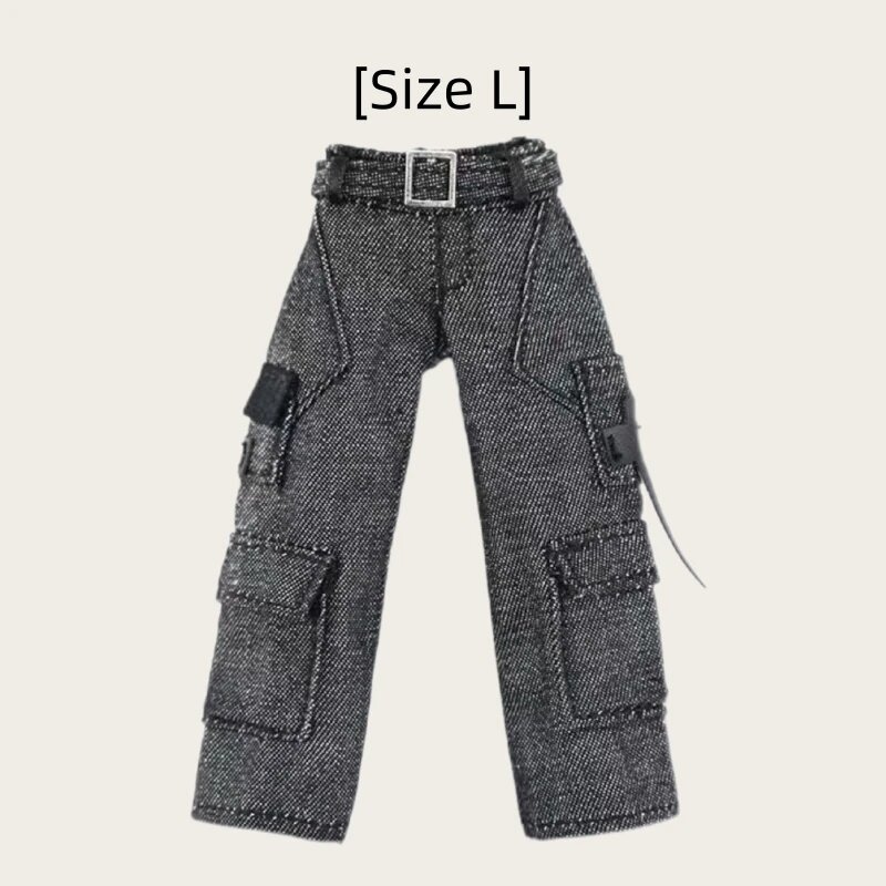 Комплект одежды для кукол myfun 1/12 Серый, K2 Pants L
