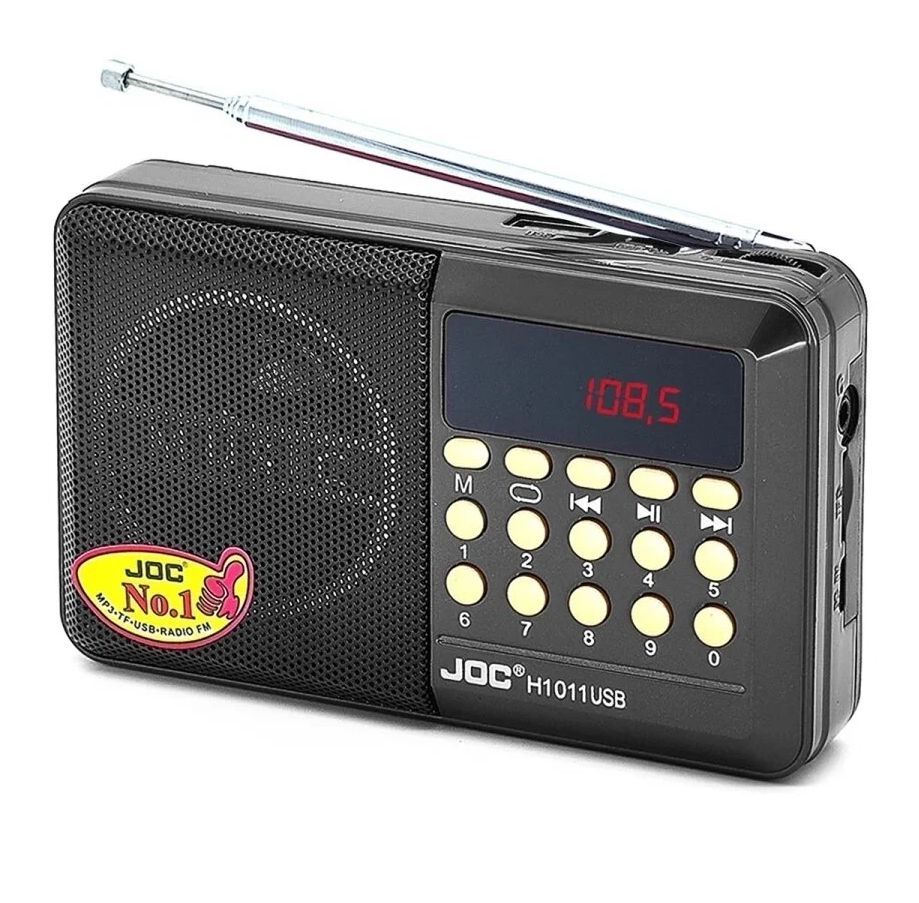 Радиоприемник цифровой JOC H1011ВТ Radio FM, USB, microSD, Bluetooth (блютус)