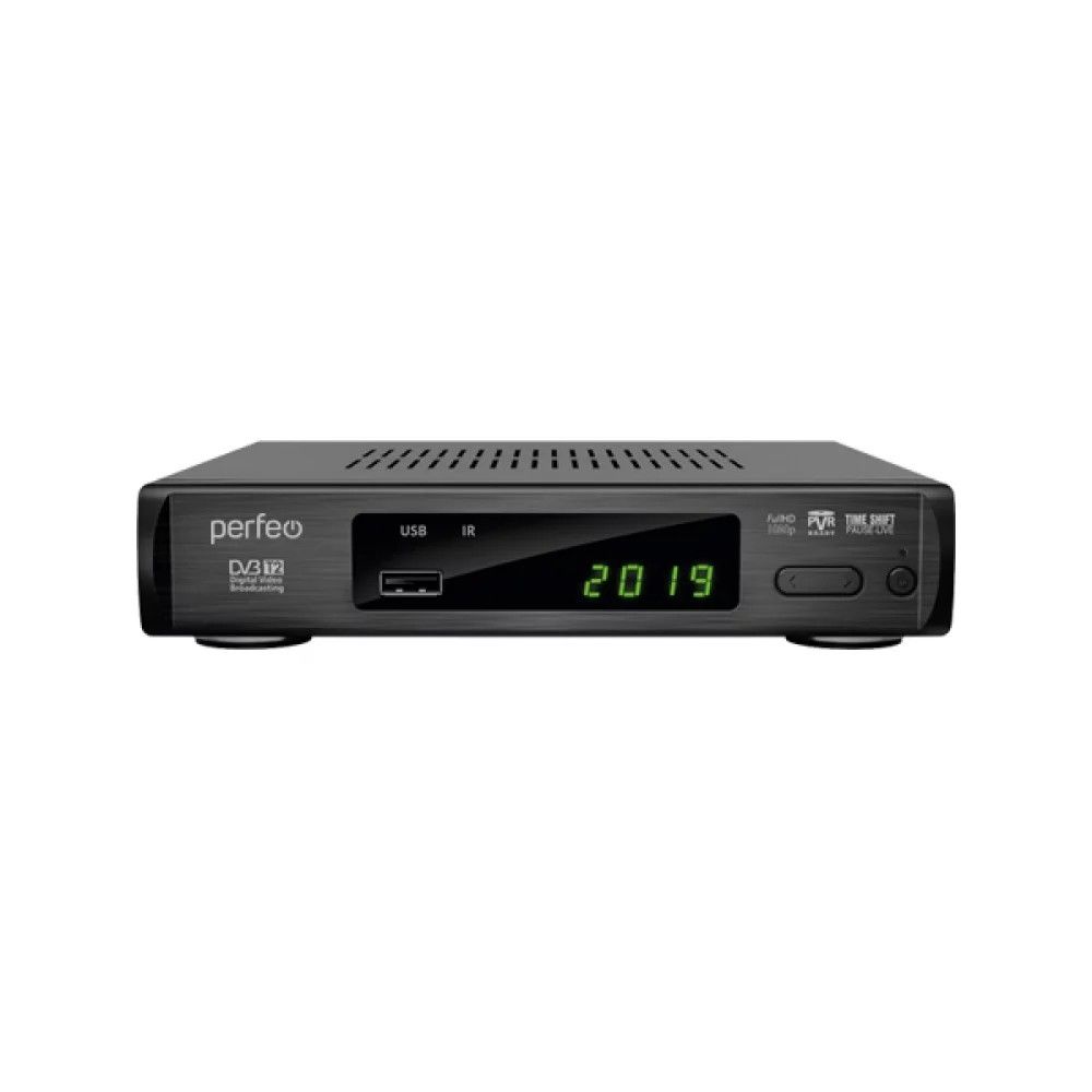 Цифровая ТВ приставка Perfeo LEADER для цифр. TV, Wi - Fi, IPTV, HDMI, 2 USB, DolbyDigital, пульт ДУ PF A4412