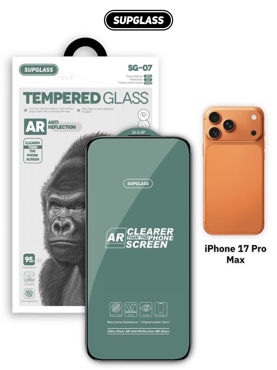 Защитное стекло антиблик для iPhone 17 Pro Max