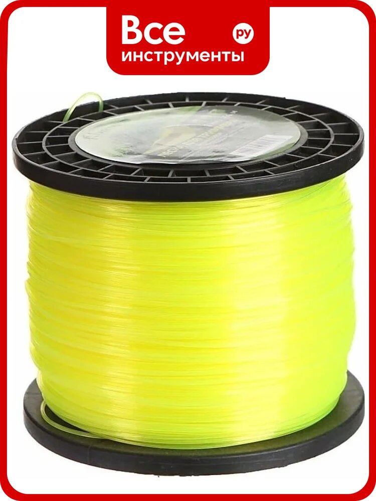 Леска для триммера звезда 2 мм, 454 м UNITRAUM UN-CS20S454