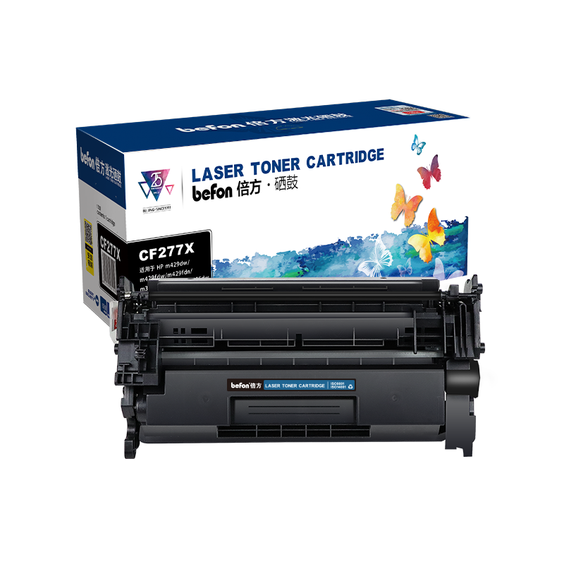 Beifang CF277A Высокопроизводительная черная тонер-картридж для принтеров HP M329dw серии Цвет：Без чипа 11 000 страниц