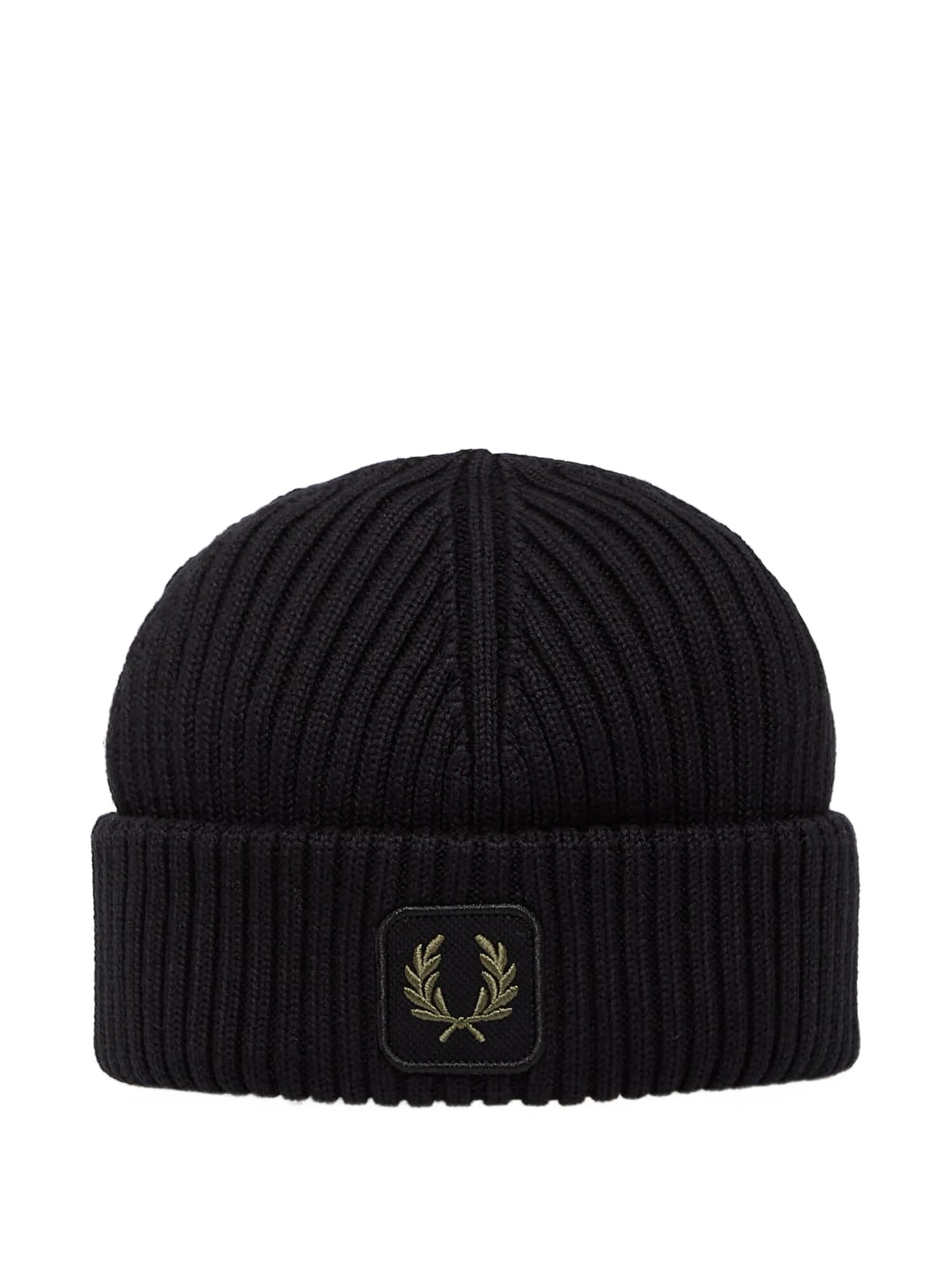 Шапка FRED PERRY Ribbed cotton beanie hat для девочек