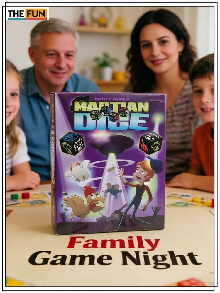 Настольная карточная игра Настольная Martian Dice Игра (Карточная) Новая версия игры