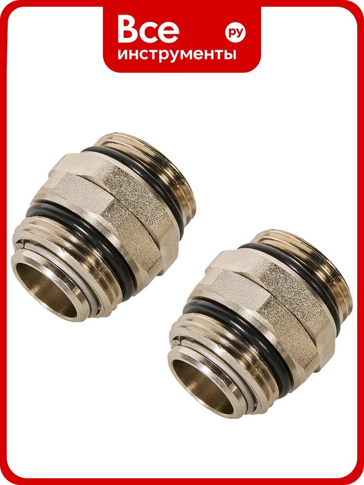 Сдвоенный ниппель ROMMER RDG-0120-100025 (комплект 2 шт.) PEE9H4BS6NTVOO