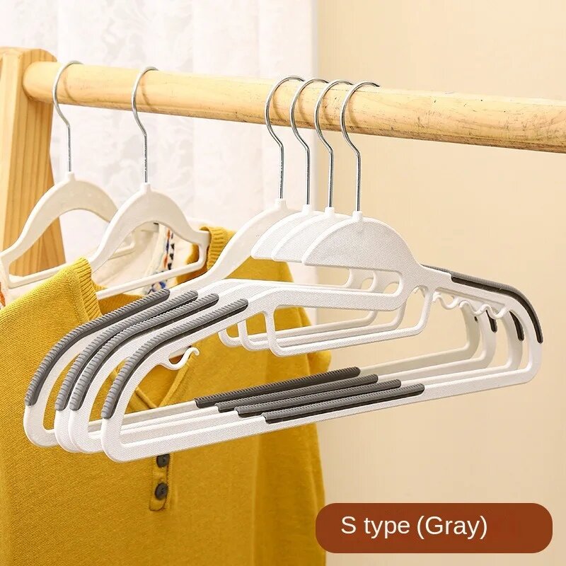 Пластиковые многофункциональные вешалки 10 шт. Gray 10pcs