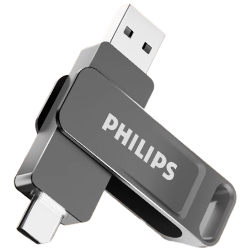 PHILIPS 128 ГБ мобильный USB-накопитель с двойным интерфейсом USB3.2 61UT-F высокоскоростной двойной разъем совместим с