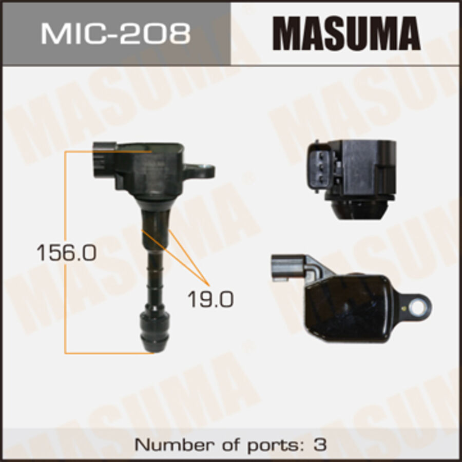 Катушка Зажигания Nissan Teana J31, Murano Z50 04-08 (Masuma MIC-208)