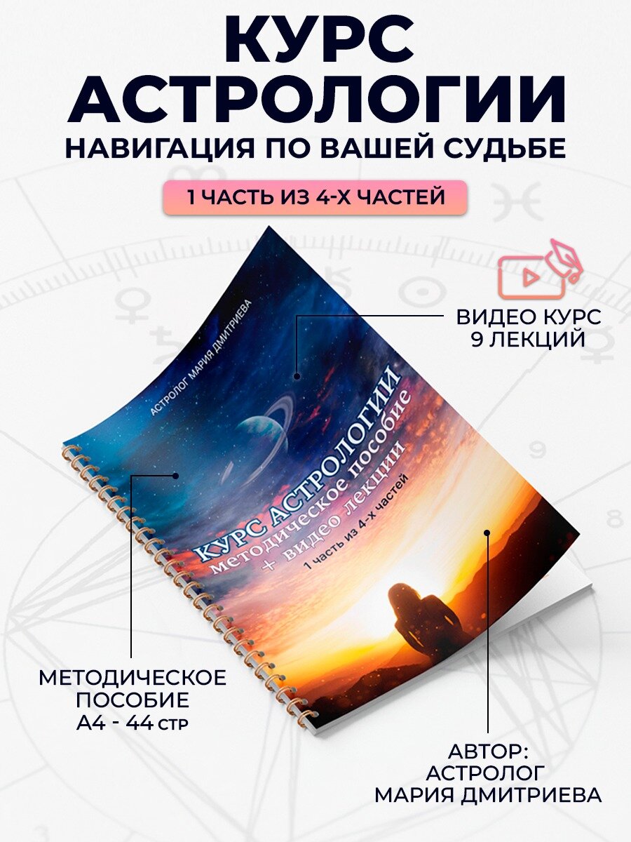 Астрология. Видео-Курс чтения натальной карты с нуля. Часть 1. Дмитриева М.