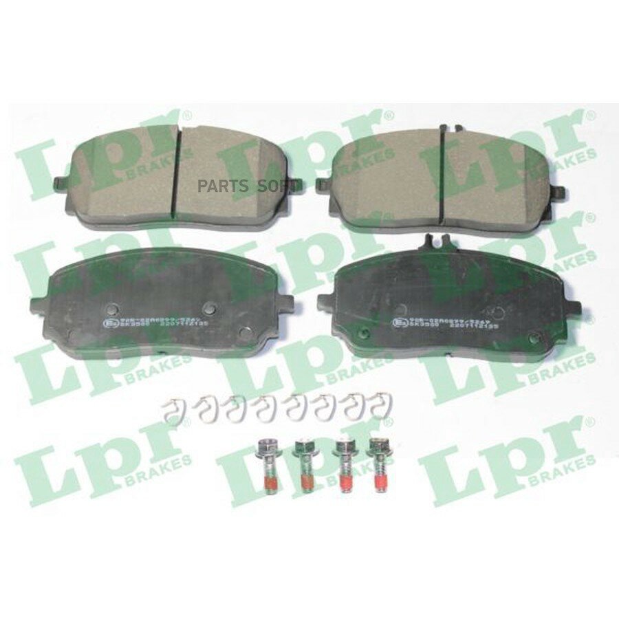 LPR 05P2135 Колодки тормозные MERCEDES A W177/CLA C/X118/GLE V167/G W463 передние
