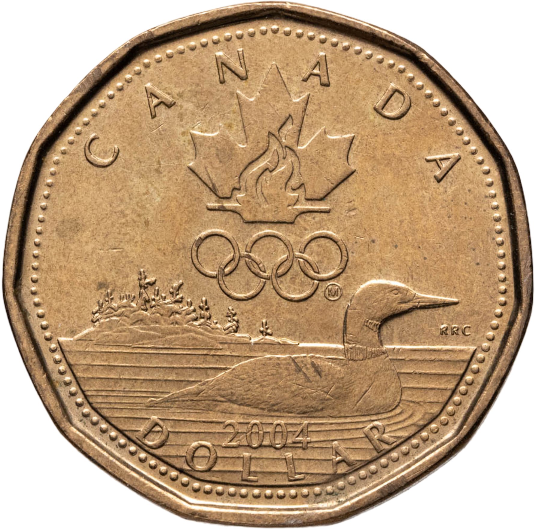 Канада 1 доллар dollar 2004 "XXVIII летние Олимпийские Игры, Афины 2004", Никель, в сохранности UNC