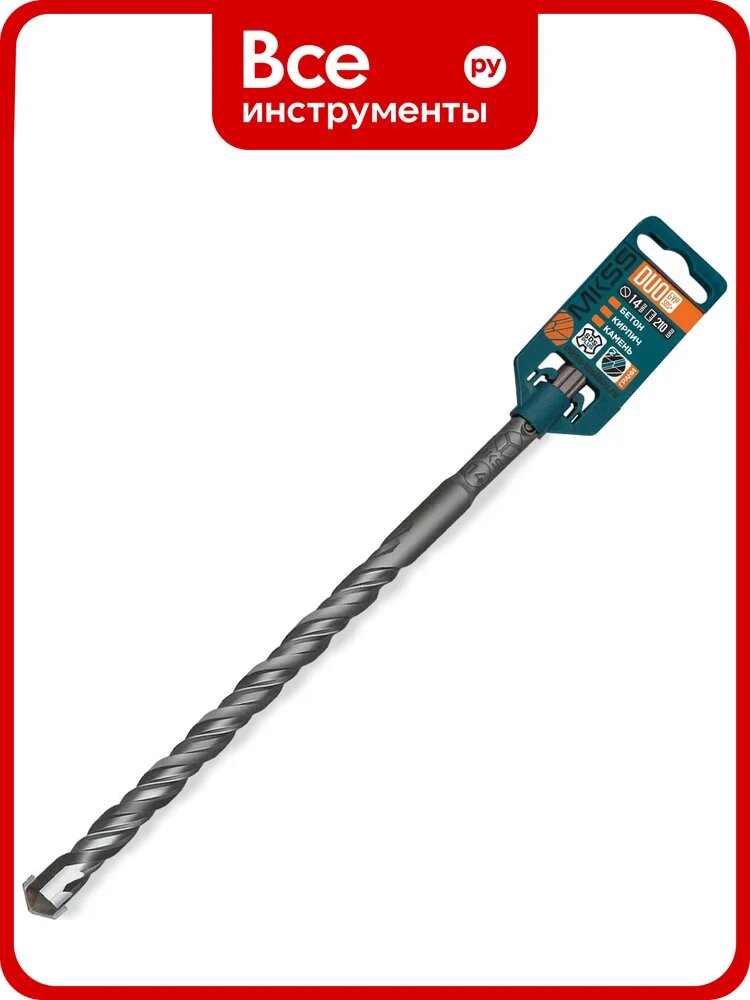 Бур по бетону Duo MKSS Toolbox DS1421 14x210мм (SDS-plus) MKSS DS14210